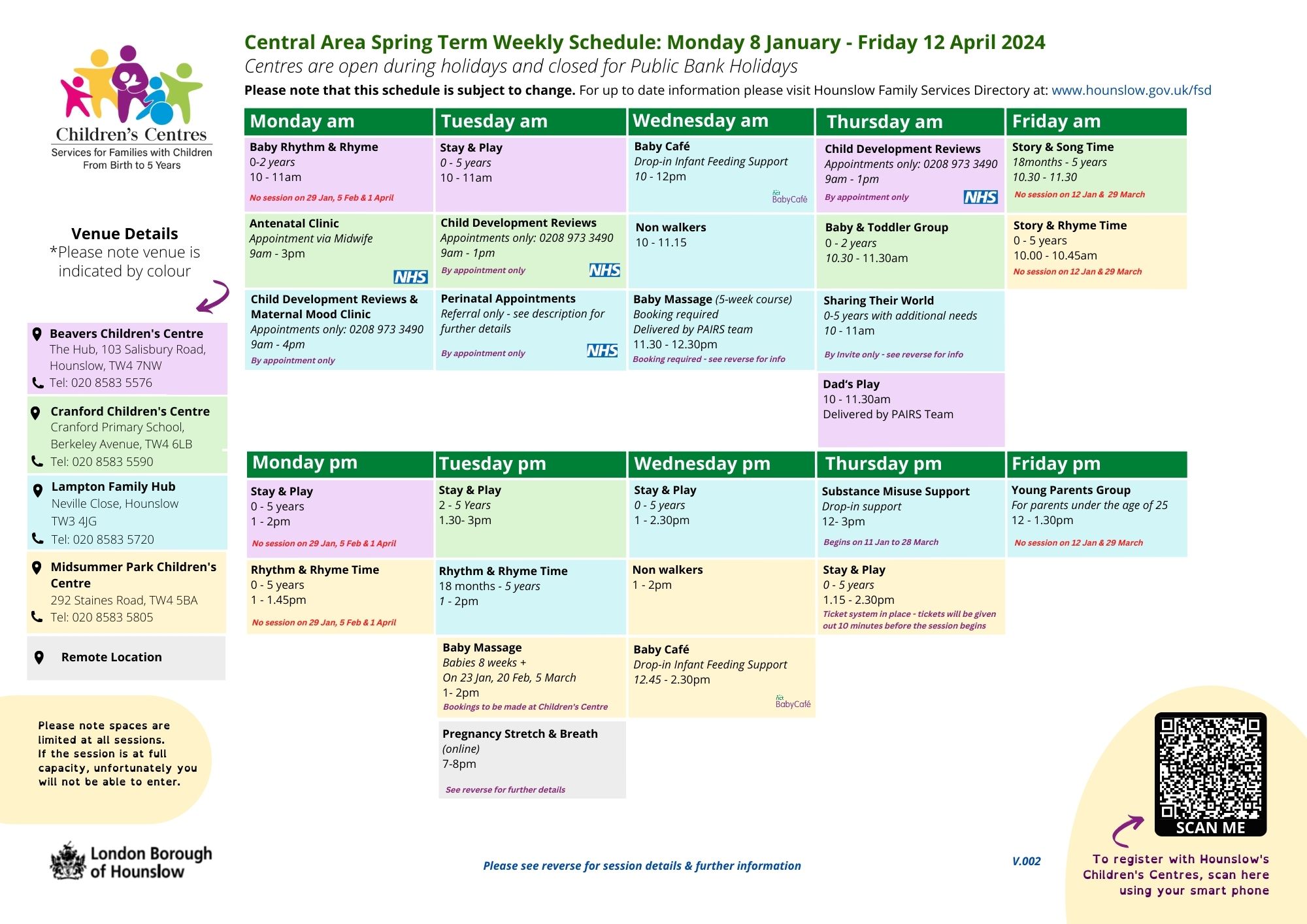 Hounslow Family Service Directory.